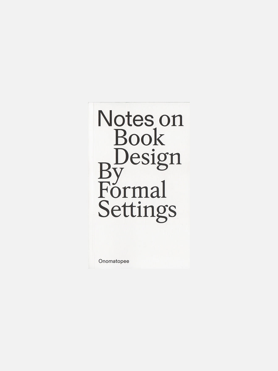 Inga – Notes on Book Design