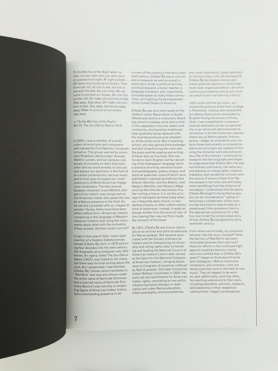 Inga – For Zitkála-Šá by Raven Chacon