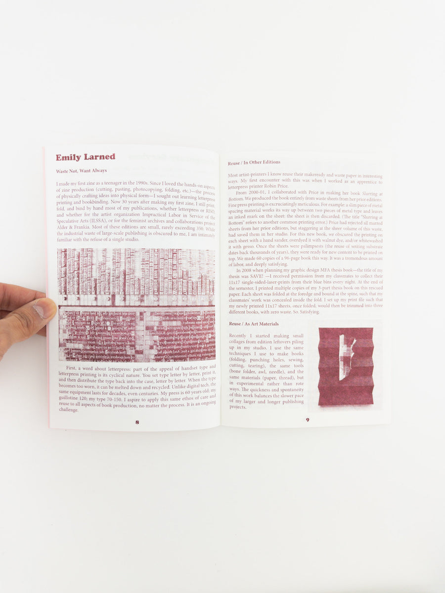 Inga – Artist Publishers Reflect on Book Waste