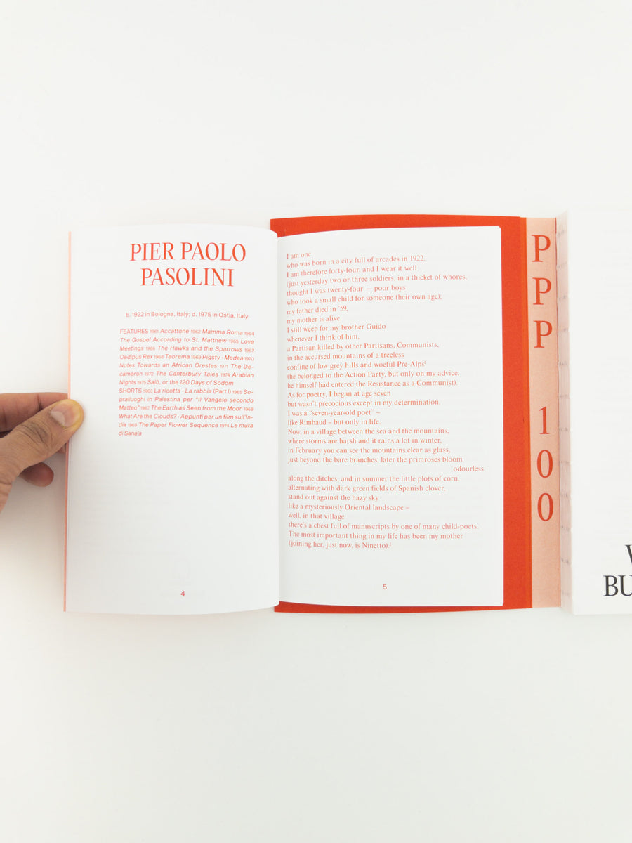 Inga – Pier Paolo Pasolini: Writing on Burning Paper